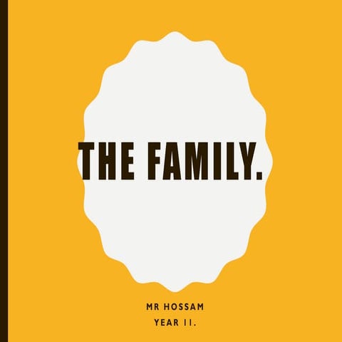 THE FAMILY. Sociology IGCSE Cambridge International | PPTX