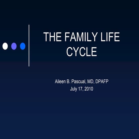 The Family Life Cycle | PPTX