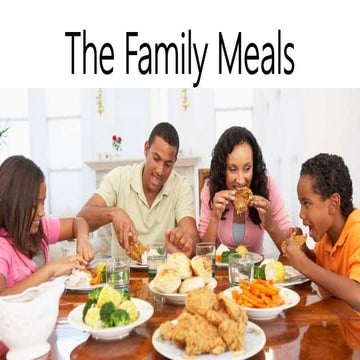 The Family Meals | PPTX