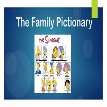 The family pictionary portugal 2 | PPTX