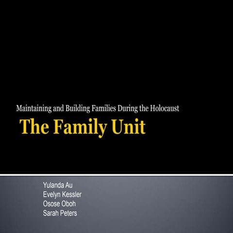 The family unit | PPT