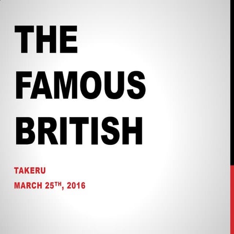 The famous british shareslide | PDF