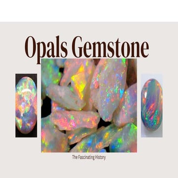 The Fascinating History of Opals Gemstone | PDF