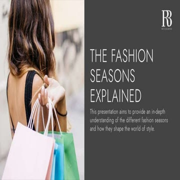 The Fashion Seasons Explained - RetailBoss | PPTX