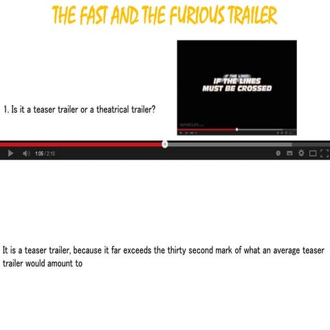 The Fast And The Furious | PPT