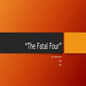 The Fatal Four | PPTX