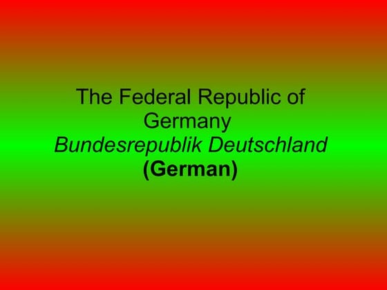 Germany presentation | ODP | Europe Travel | Travel Locations
