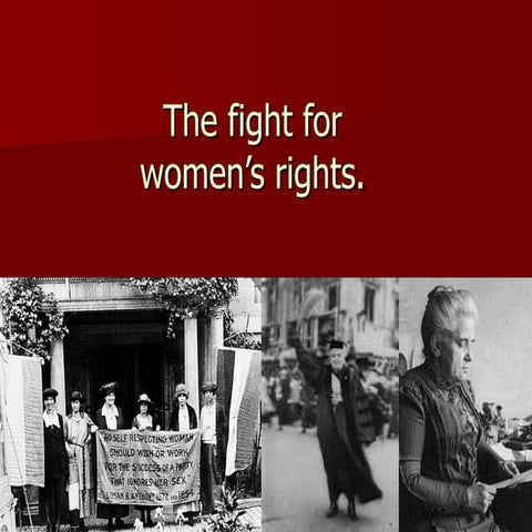 The fight for women’s rights | PPT