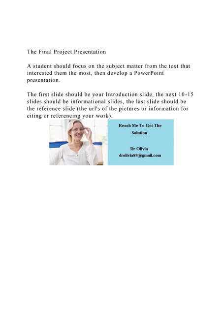 The Final version of the Integrated Investigation Project. Ideally, .docx