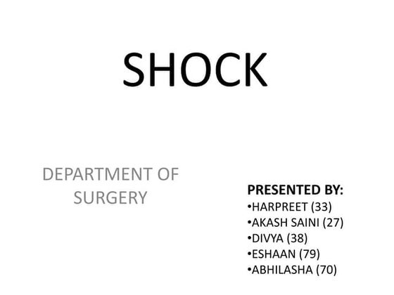 SHOCK- Basic Principles in Surgery.pptx