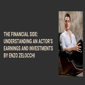 The Financial Side Understanding an Actor’s Earnings and Investments By ...
