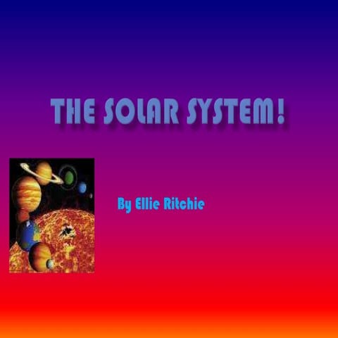 History of the solar system | PPT