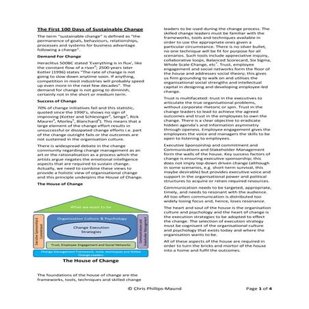 Change organization style - leadership framework | PPTX