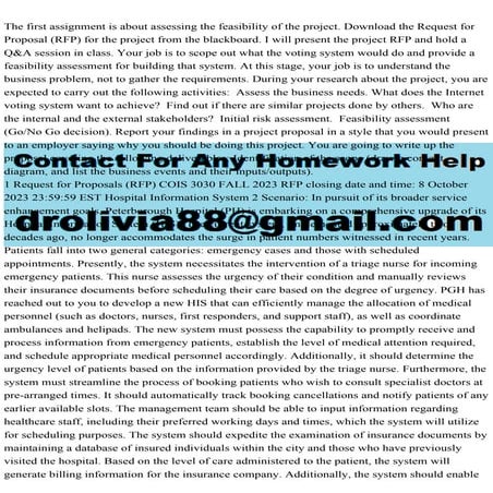 The first assignment is about assessing the feasibility of the proje.pdf