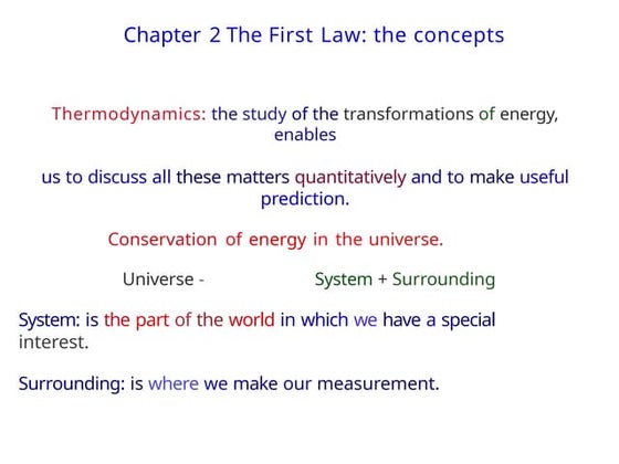 Thermodynamics | PPT | Chemistry | Science