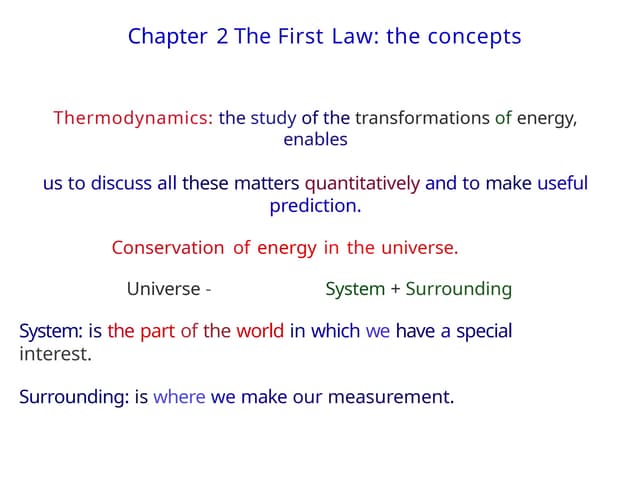 Thermodynamics | PPT | Chemistry | Science