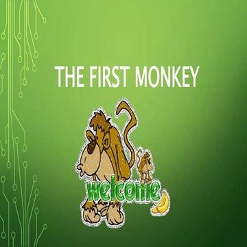 The first monkey | PPTX