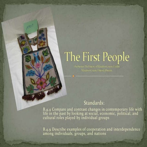 The First People - Elementary | PPT