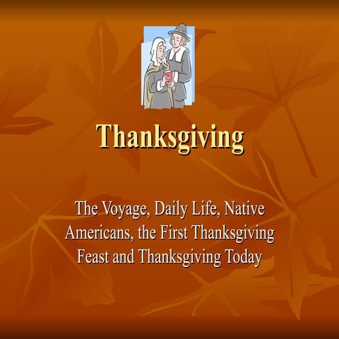 The first Thanksgiving | PPT