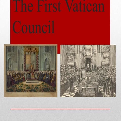 The First Vatican Council | PPTX