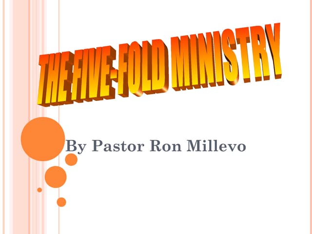 Five fold ministry | PPTX