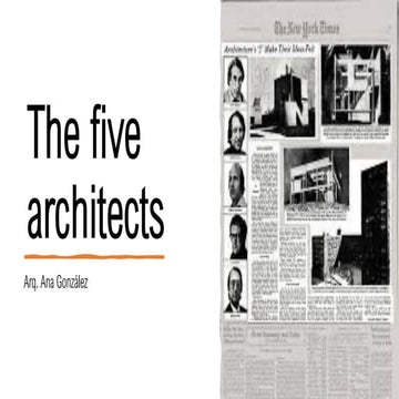 The five architects | PDF