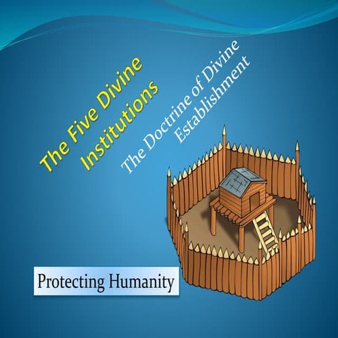 The Five Divine Institutions | PPTX