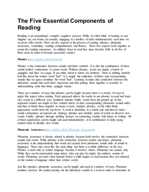 What is reading? | PPT