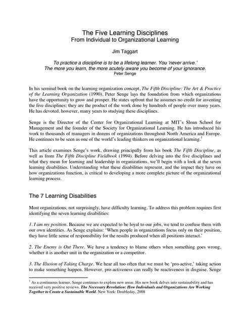 School as a learning organization | PPTX