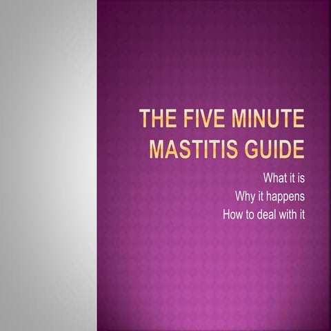 Mastitis | PPTX