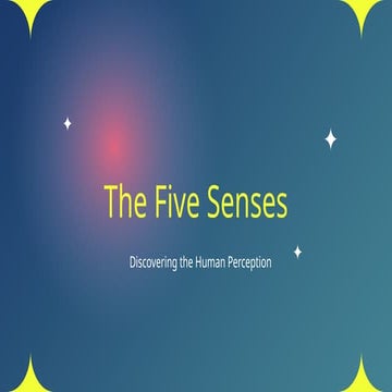 The Sense organs of the human body- presentation | PPTX