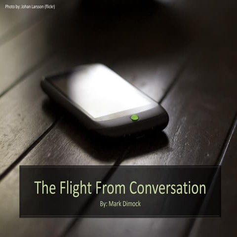 The flight from conversation | PDF
