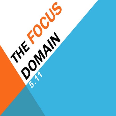 English intonation - The focus domain 5.11