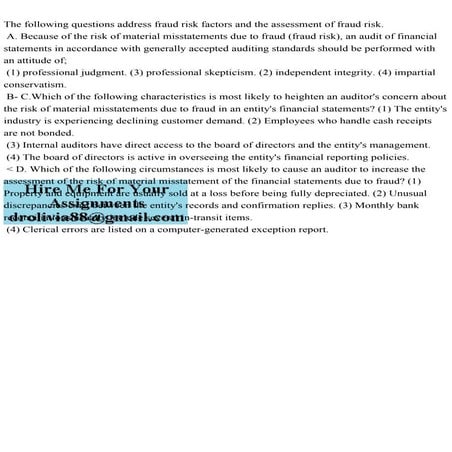 The following questions address fraud risk factors and the assessmen.pdf