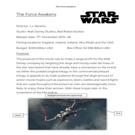 The force awakens case study | PDF