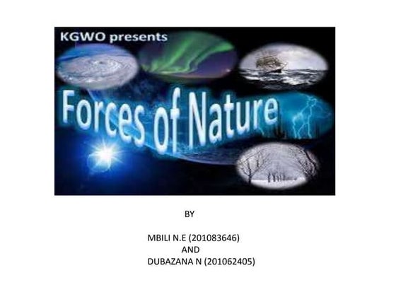 Fundamental forces in nature | PPTX