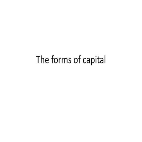 The forms of capital, discussing different forms of capital.pptx