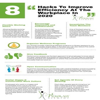 8 Hacks To Improve Efficiency At The Workplace In 2020 | PDF