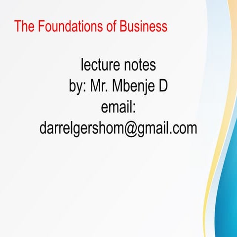 The foundation of Business and it's value.pptx