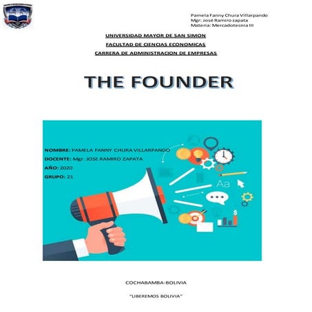 THE FOUNDER (HAMBRE DE PODER) | DOCX