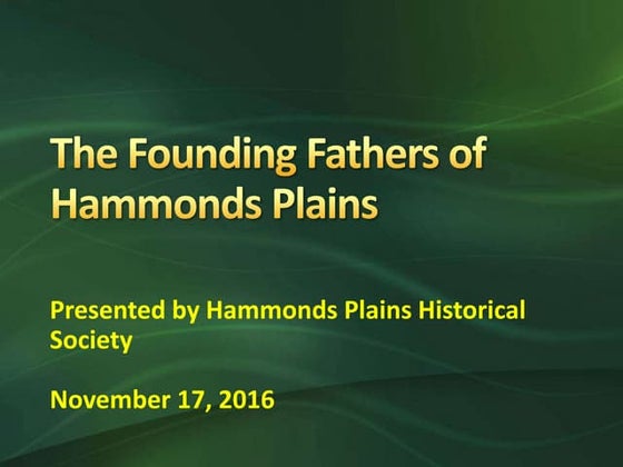 Morriston history final | PDF