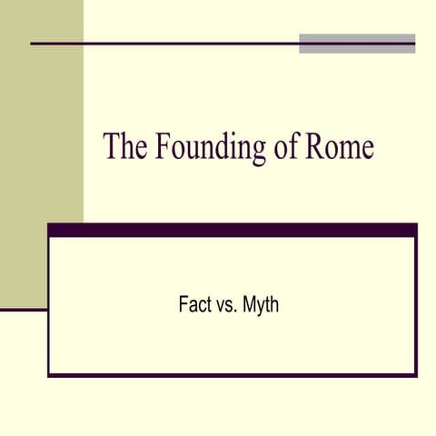 The founding of rome | PPT
