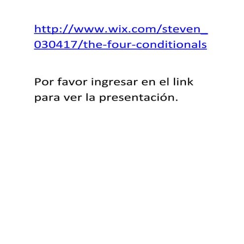 The four conditional link | DOC