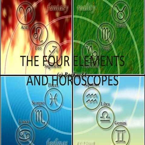 The four elements and horoscopes.pptxx | PPTX