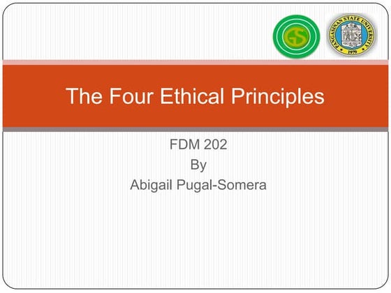 Introduction To Ethics & Ethical Principles | PPT