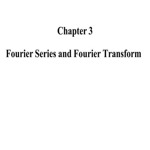 The Fourier Series Representations .pptx