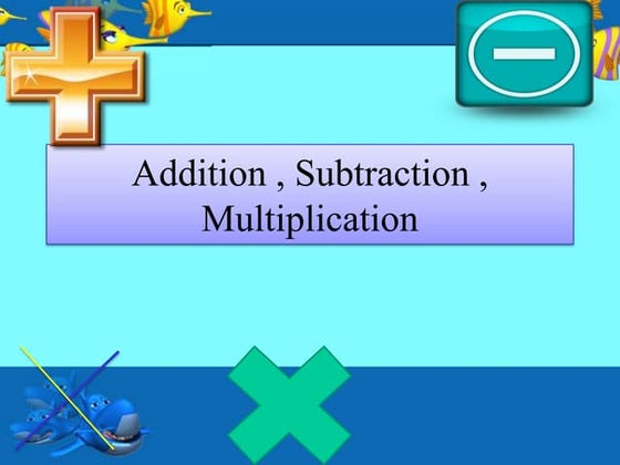 Addition and Subtraction ppt. | PPT