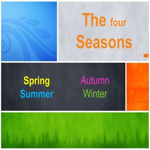 The four seasons | PPTX