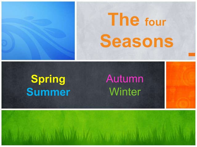 Seasons | PPT