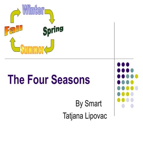 The four seasons by smart | PPT